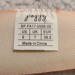 Shoes | Poppy Grey Knit Flats Womens Size 9 Slip On Loafer Slippers ...